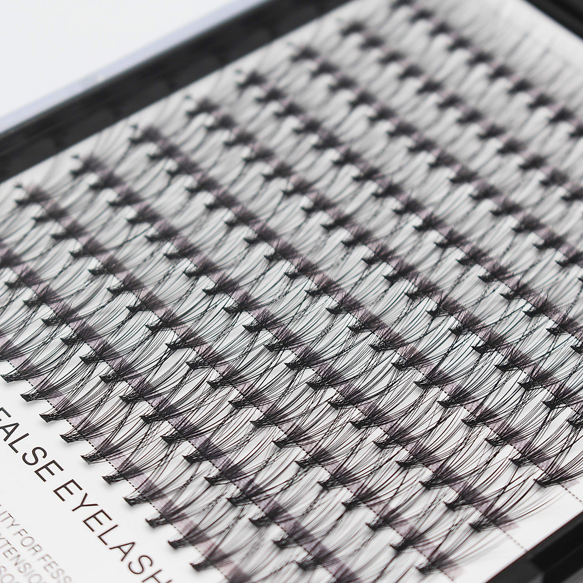 Bodermincer 200pcs/Pack C Curl 20 Root Thickness 0.07mm Professional Makeup Individual Lash Cluster Black Individual Cluster Eye Lashes Grafting Fake False Eyelashes Lash Clsuter Wispy (14mm)