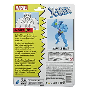 Marvel Legends Series X-Men Beast 6-inch Action Figure Toy, 4 YEARS+, 5 Accessories