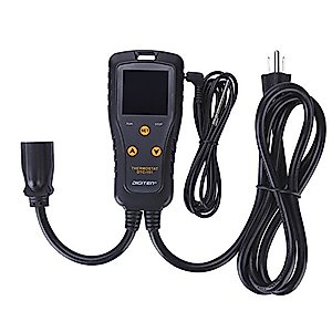 DIGITEN Temperature Controller Heat Mat Thermostat Outlet DTC151 Digital Temperature Controller 110V 15A Reptile Thermostat Greenhouse Thermostat Aquarium Temperature Controller Heating Cooling Mode