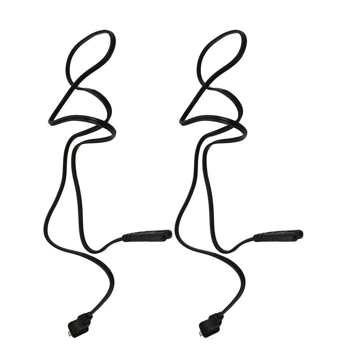 2 Pack Slot Prong Power Cord Charging Cable Wall Plug for Xbox One S 6FT PA-14 2