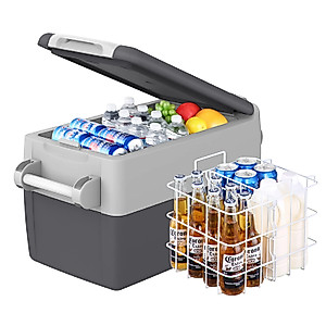Setpower AJ30 Portable Refrigerator,Portable Freezer,32 Quart(30L) Electric Cooler,Car Refrigerator,12/24V DC Cable & 110/240V AC,Car Fridge for Camping,Truck,RV,Travel,Fishing,3-YEAR Warranty