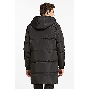 Orolay Men’s Thickened Down Jacket Winter Warm Down Coat Black