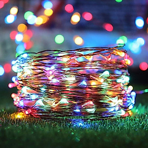 ZBM--ZBM Solar Lights Outdoor, Fairy Lights (20 Lights-200 Lights 8 Modes) Solar Garden Lights, 2m-20m Copper Wire Solar String Lights, Waterproof For Halloween, Christmas, Tree, Garden, Home, Wedding
