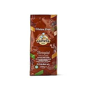 Antimo Caputo Gluten Free Pizza Flour 2.2lb - All Natural Multi Purpose Flour & Starch Blend for Baking Pizza, Bread, & Pasta