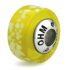 OHM Lemon Coconut Bliss Glass Bead