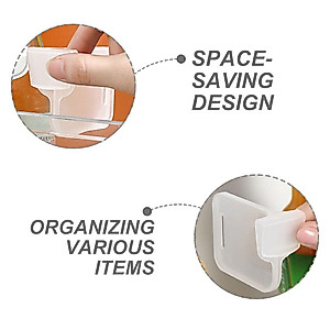 PRETYZOOM 12pcs Refrigerator Side Door Partition Daily Use Refrigerator Divider Drawer Food Partition Plate Household Refrigerator Divider Freezer Separator Freezer Supply Fridge Separator