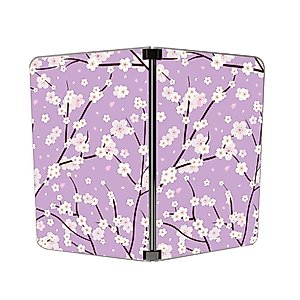 MightySkins Skin Compatible with Microsoft Surface Duo - Sakura Purple | Protective, Durable, and Unique Vinyl Decal wrap Cover | Easy to Apply, Remove, and Change Styles | Made in The USA