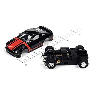 Auto World Super III 2005 Ford Mustang GT (Black) HO Scale Slot Car