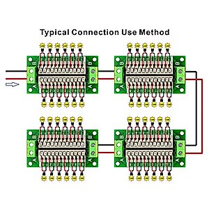16Amp AC/DC 2x12 Position Terminal Block Distribution Module