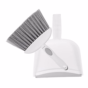 CIYODO 1 Set Mini Broom Dustpan Desk Broom Furniture Sweeping Duster Car Gaps Brush Sofa Brooms Desktop Dustpan Small Dust Pan Mini Hand Broom Small Camping Broom Table Top Brush Pp