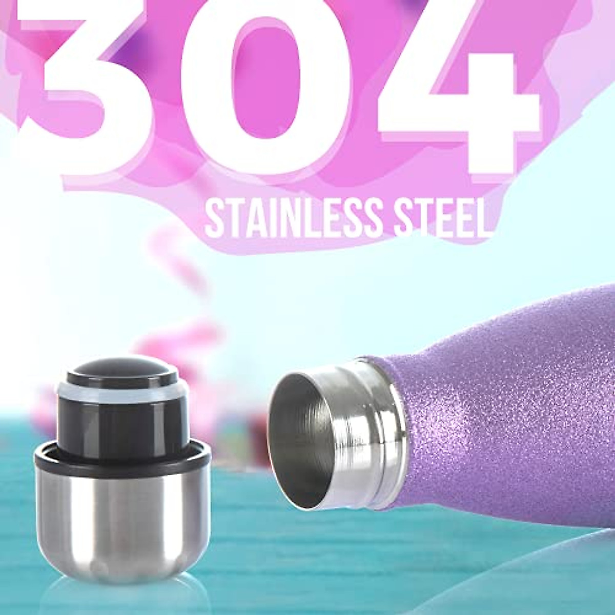 Onebttl Hedgehog Gifts for Women, Girls, Looking Sharp Water Bottle for Hedgehog Lover, 17 oz (500ml) Insulated Stainless Steel Bottle, Hedgehog Gifts for Girls, Gift Box Included