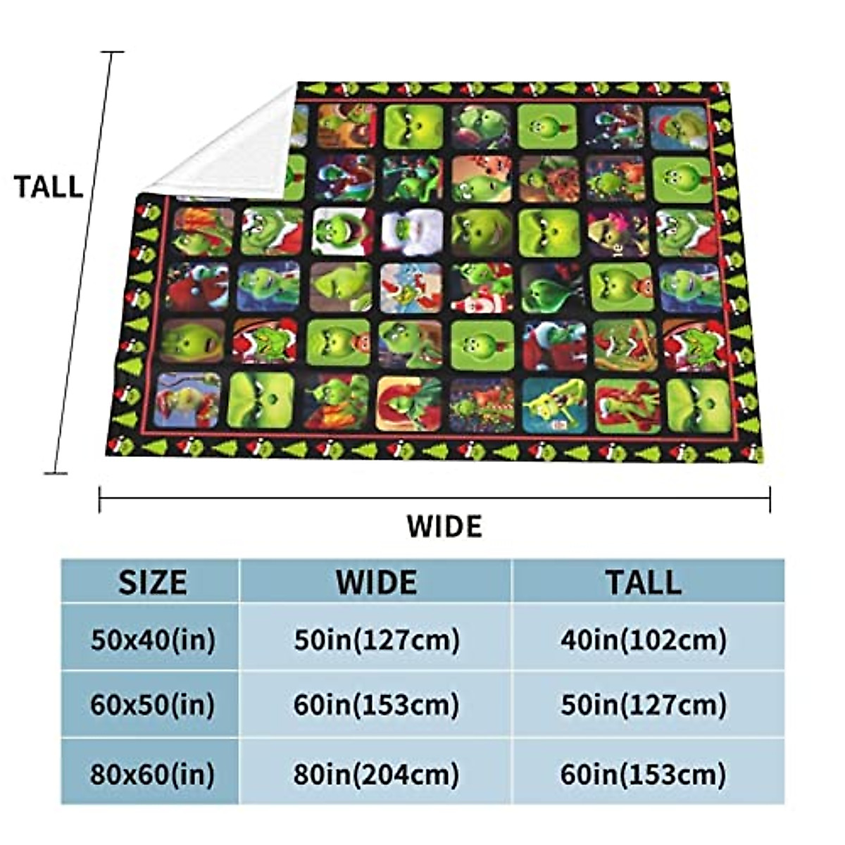 Anime Throw Blanket，Soft Flannel Warm Cozy，Suitable for Sofa Bed Couch All Seasons 50 x 40 inch 9-2