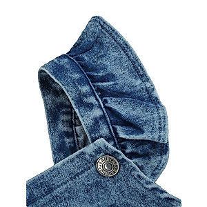 Fanvereka Newborn Baby Girls Rainbow Rompers Sleeveless Summer Ruffle Bodysuit Denim Rib Jumpsuit Headwear 2pcs Outfit Set (Blue, 3-6 Months)