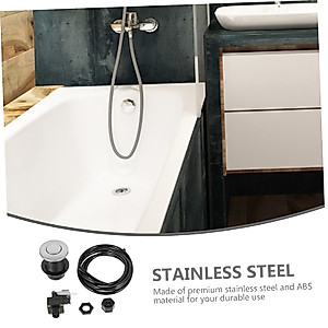 Homoyoyo 2 Sets Pneumatic Switch Disposal Buttons Garbage Air Switch Garbage Disposal Button Cordless Air Kit Disposal Air Kraus Bath Garbage Disposal Accessories Massage Abs Part