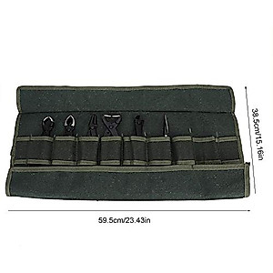 Bonsai Tool Kit, 6 Piece Bonsai Tree Scissors Shear Tool Set with Storage Bag, Garden Plant Hand Tools for Trimming Cutting