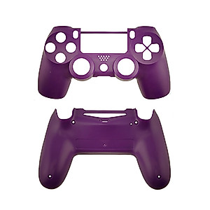 Replacement Full Housing Shell Case Cover with Buttons Mod Kit For PS4 Pro Slim For Sony Playstation 4 Dualshock 4 PS4 Slim Pro Wireless Controller - Purple