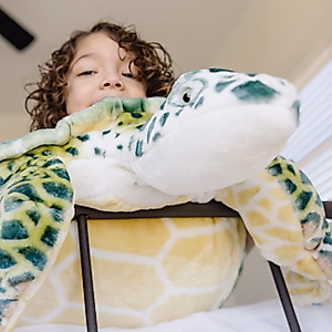 Melissa & Doug Giant Sea Turtle - Lifelike Stuffed Animal