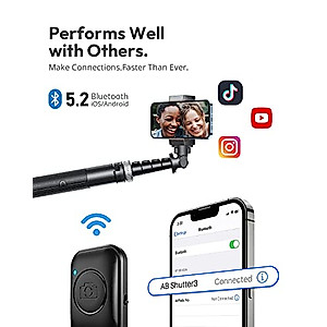 𝗡𝗲𝘄𝗲𝘀𝘁 60'' iPhone Tripod Stand, TODI Selfie Stick Tripod with Remote, Upgraded Cellphone Tripod & Gym Tripod for iPhone Compatible with iPhone 14 13 12 11 Pro Max/Samsung/GoPro/Webcam