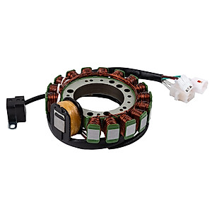 Amhousejoy Stator Coil Fit for Yamaha Motorcycle Warrior 350 YFM350 1996-2001 Replaces 3HN-85510-10-00