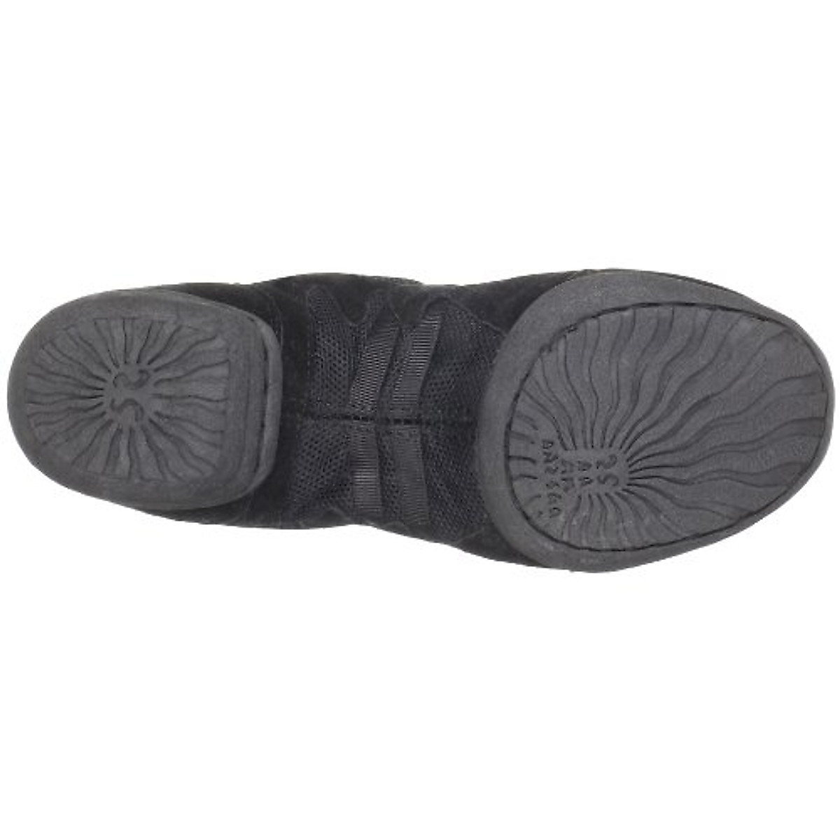 SANSHA womens Sneaker dance shoes, Black, 18 US