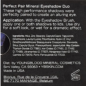 Youngblood Perfect pair mineral eyeshadow duo - virtue by youngblood for women - 0.07 oz eye shadow, 0.07 Ounce