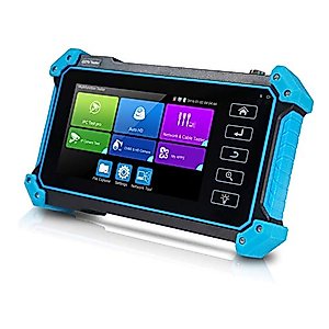 EVERSECU CCTV IP Camera Tester Monitor, 8MP AHD CVI TVI CVBS IP Camera Test 4K HD Display Video Monitor 5inch IPS Touch Screen IPC Tester Support POE PTZ WiFi RS485 HDMI & VGA Input DC12V Output
