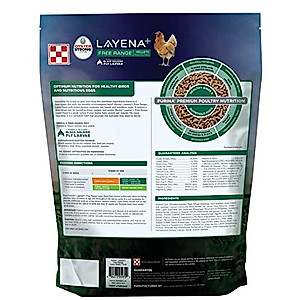 Purina Layena+ | Nutritionally Complete Free Range Layer Hen Feed | 10 Pound (10 lb) Bag