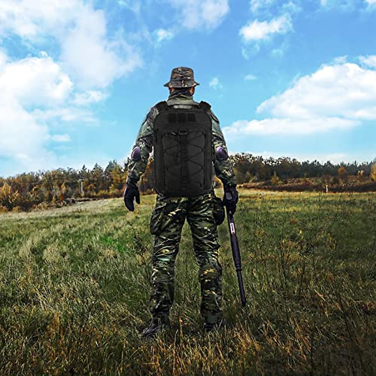 Ancrina 30L Military Tactical Backpack Small Sports Running Lightweight Backpack Waterproof Hiking Daypack for Camping, Cycling and Traveling