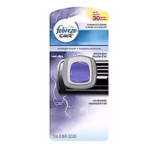 FEBREZE CAR CLIPS MIDNIGHT STORM 1CT SIDECAP