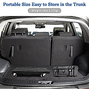 Furniture Dolly for Moving 2 Packs BTBFAMI Portable Furniture Movers with Wheels Moving Dolly,Small Flat Dolly Cart 4 Wheels Heavy Duty 500 Lbs Capacity Black