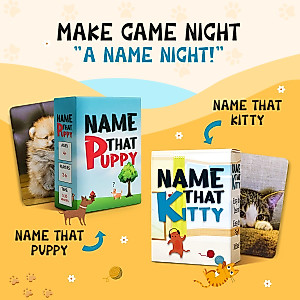 Name That Kitty - Cat Card Game for Kids 8-12 is Great for Cat Crafts, Cat Games, and Cat Memory Fans! Fun for Families, 9-Year-Old Girl Gifts, Cat Toys for Kids, or Cat-Themed Toys for Girls 6-8