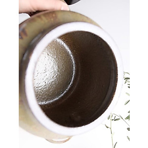 Korean Onggi, Kimchi pot, Rice jar, Ceramic, 5L