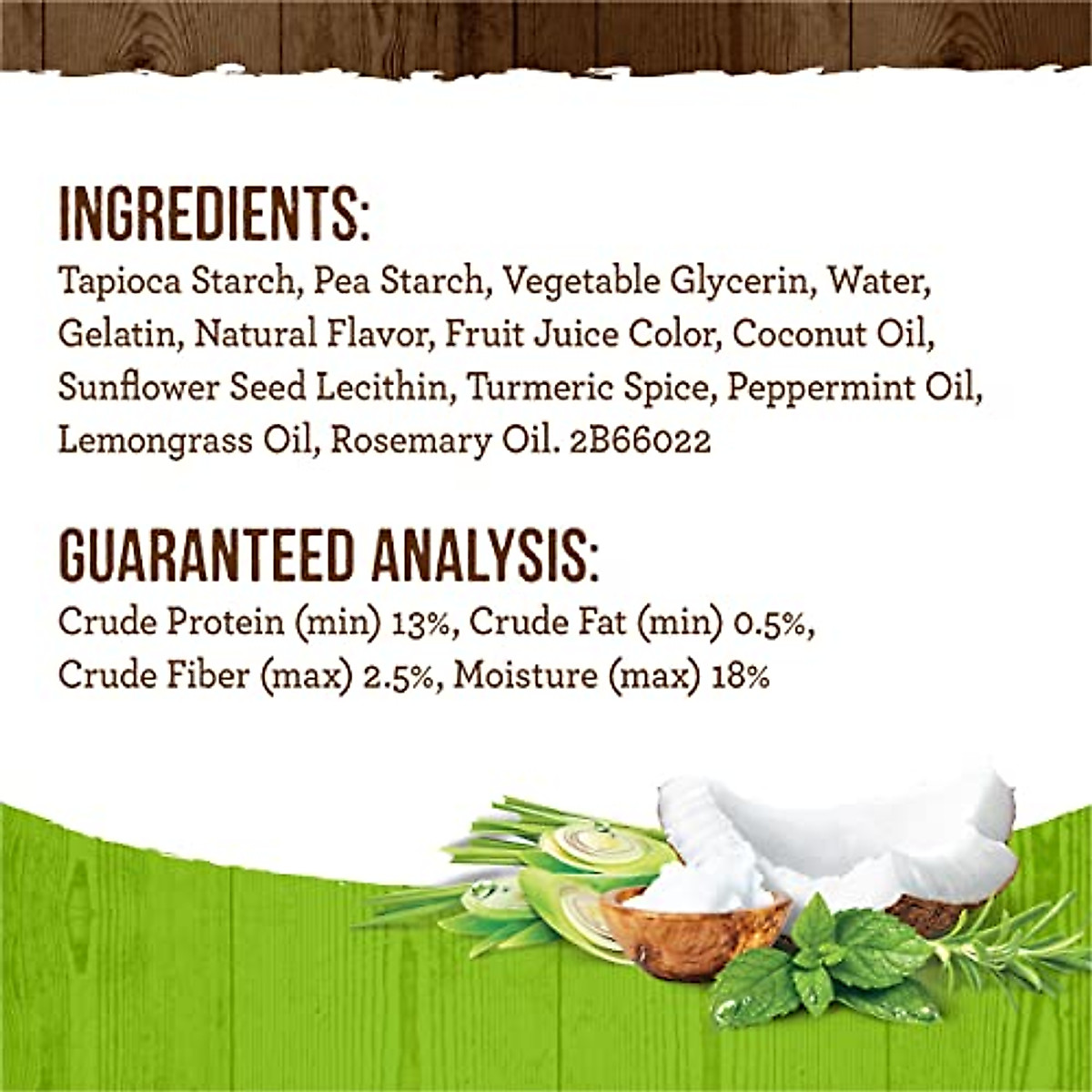 Merrick Fresh Kisses Natural Dental Chews Infused With Coconut And Botanical Oils For Medium Dogs 25-50 Lbs - 30 ct. Box