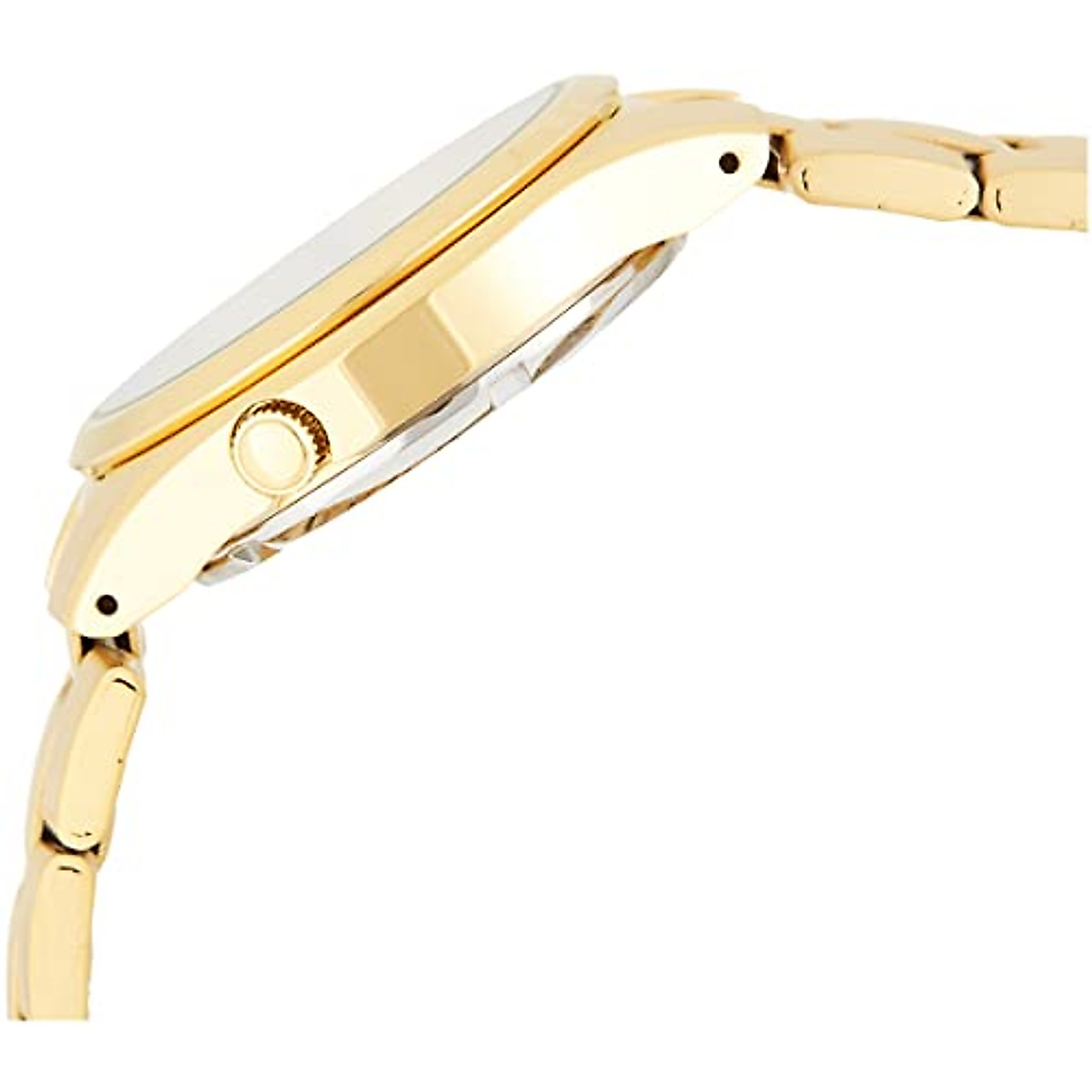 SEIKO Men's SNK610 5 Automatic Gold Dial Gold-Tone Stainless Steel Watch