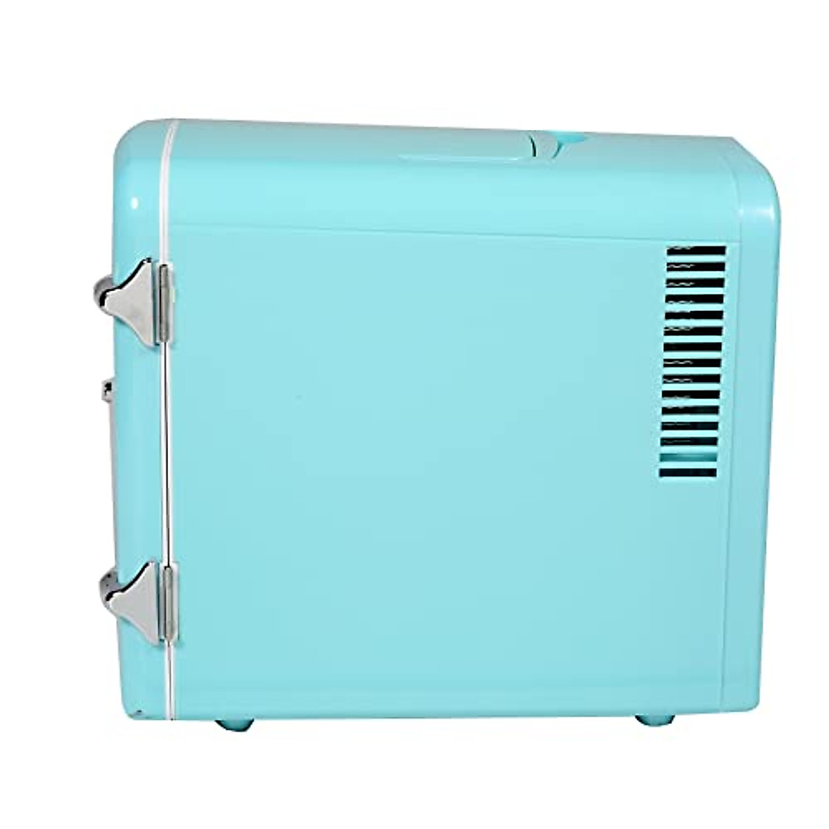 Frigidaire EFMIS175-BLUE Portable Mini Fridge-Retro Extra Large 9-Can Travel Compact Refrigerator, Blue, 6 Liters