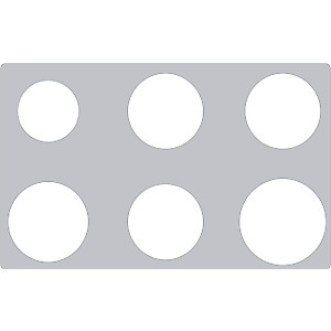 StoveGuard USA-Made, Custom Designed & Precision Cut Stove Cover for Gas Stove Top, 6-Burner Lite GE Gas Range Stove Top Cover, Model# C2S950P2M1S1