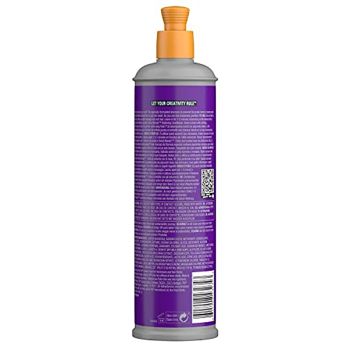 TIGI Bed Head Purple Toning Shampoo for Chemically Treated Hair Serial Blonde Sulfate-Free Shampoo 13.53 fl oz