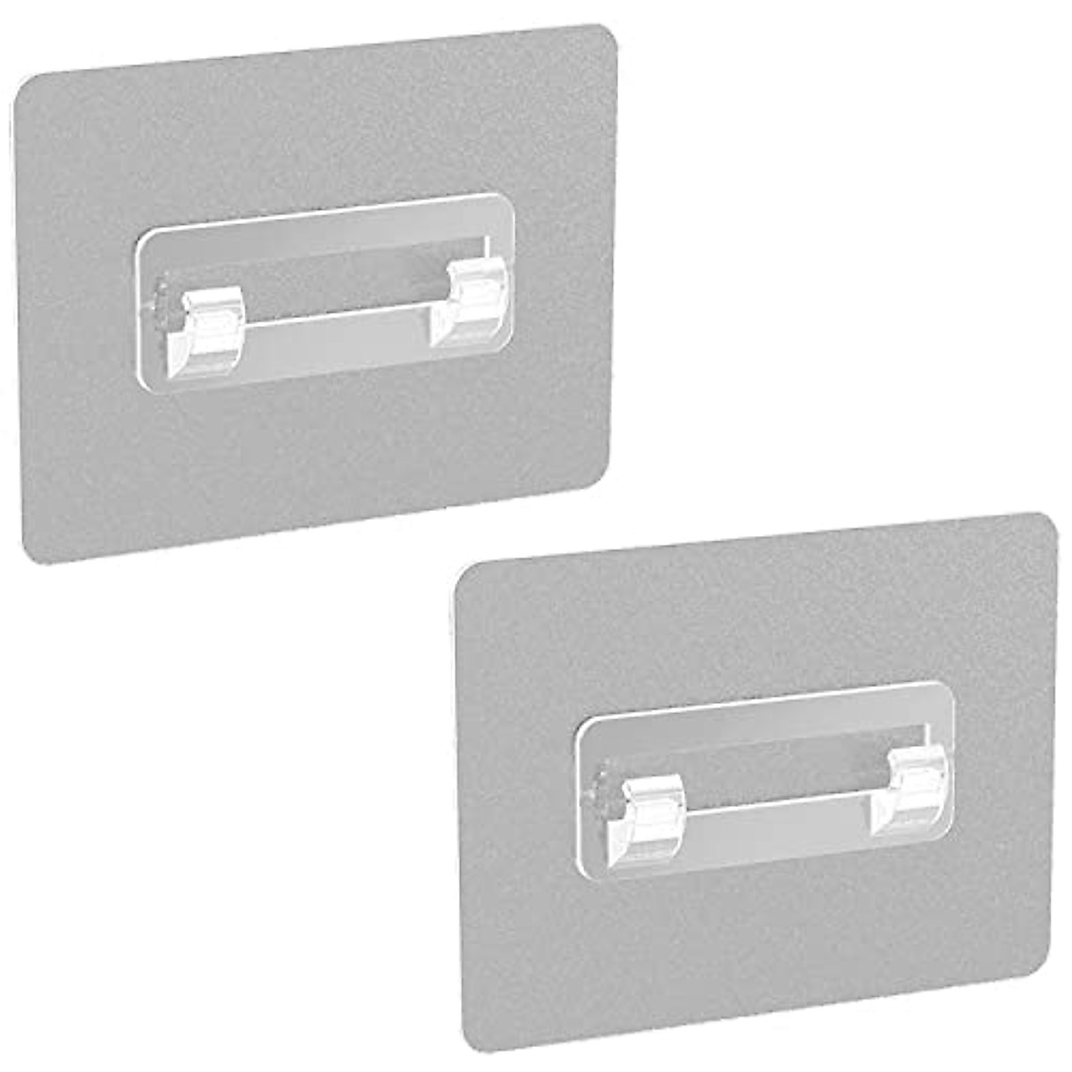 Moforoco 2Pack Soap Holder Adhesives Replacement, Waterproof Heavy-Duty Wall Transparent Adhesive Pad No-Trace Wall Stick Adhesives Hook Strip