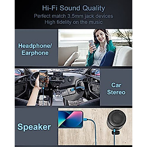 [2Pack/3.3ft] Lightning to 3.5mm iPhone Aux Cord, [Apple Mfi Certified] iPhone Aux Audio Cable for Car Home Stereo Speaker Headphone Compatible with iPhone 14 13 12 11 Pro Max Mini XR XS 8 iPad iPod