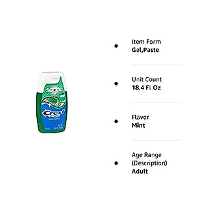 Crest Plus Scope Toothpaste Liquid Gel Minty Fresh - 4.6 oz, Pack of 4