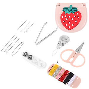 VILLCASE Mini Sewing Project Kit 1 Set Family Mini Sewing Thread Accessories Traveler DIY Organizer DIY Sewing Supplies Organizer