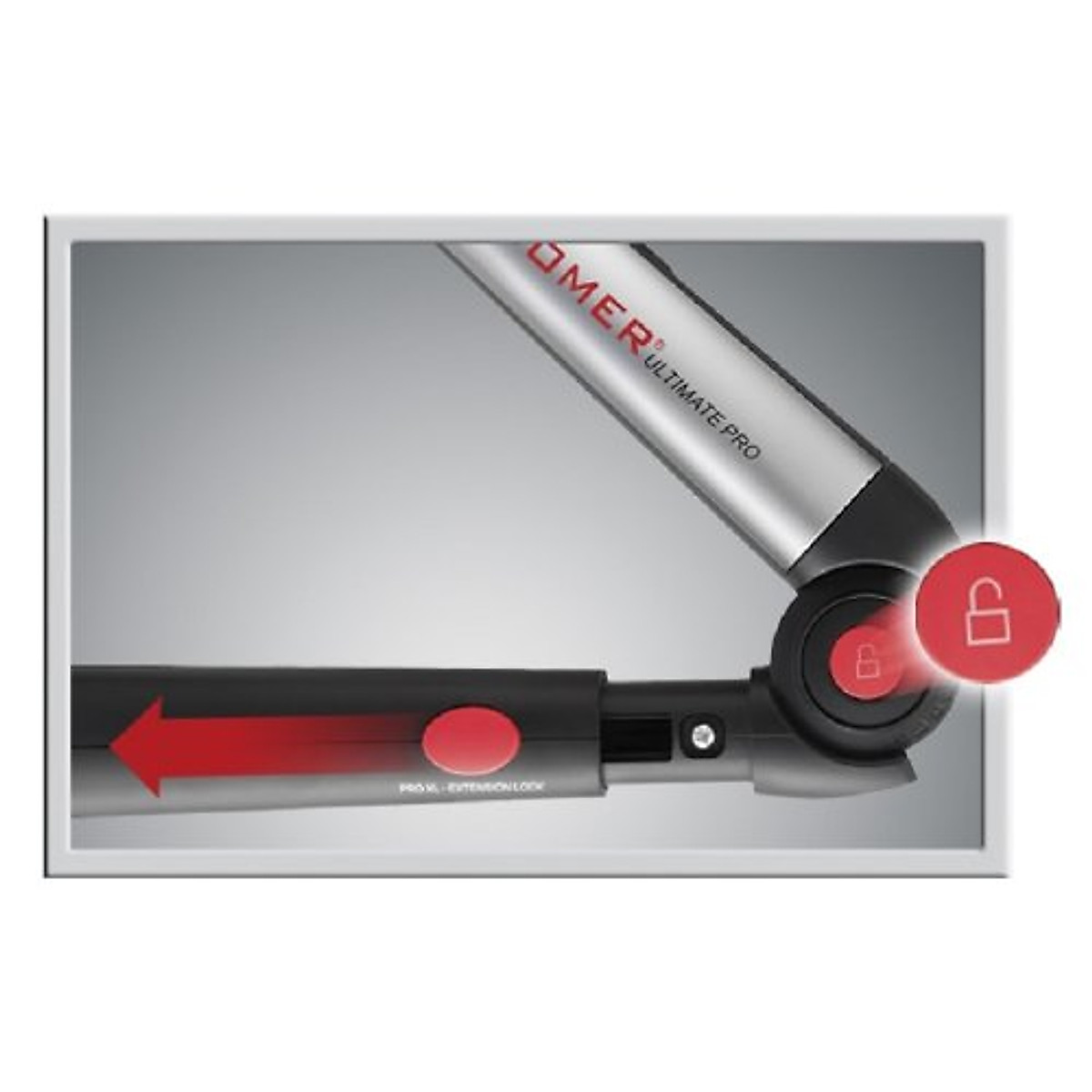 MANGROOMER - ULTIMATE PRO Back Shaver with 2 Shock Absorber Flex Heads, Power Hinge, Extreme Reach Handle and Power Burst