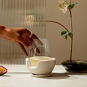 VoChill Stemless Wine Glass Chiller | Keep the Chill In Your Glass | Made in the USA | Separable & Refreezable Chill Cradle | Actively Chills Stemless Glassware | Quartz, Single Stemless