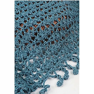 Knitted Yarn Skeins Handcrafting Cotton Yarns 50G Crocheting Yarn Soft Medium Thick Skeins Sweater Scarf Crochet Warm Wool Tools 400m Sweater Cotton Yarn 2 Rolls (Blue)