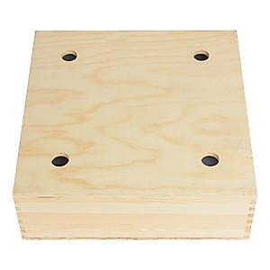 Large Soap Molds, 8L/282oz Rectangle Silicone Liner for 18 Bar Mold with Wooden Box and Lid,DIY Handmade Soap Making Tools