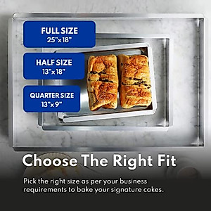 New Star Foodservice 42580 Aluminum Sheet Bun Pan Extender, 13 x 18 inch (Half Size)