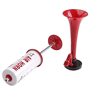 Handheld Air Horn, BANHAO Aluminum Loud Noise Maker Safety Boat Car Sports Events Handheld Air Pump Horn Loud Safety Horn for Boats