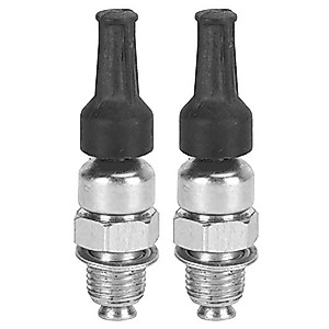 Fdit 2PCS Aluminum Decompression for STIHL TS400 TS410 TS420 TS460 TS700 TS800 Valve Cylinder Decompression Valve Replacement Fit Garden Accessories