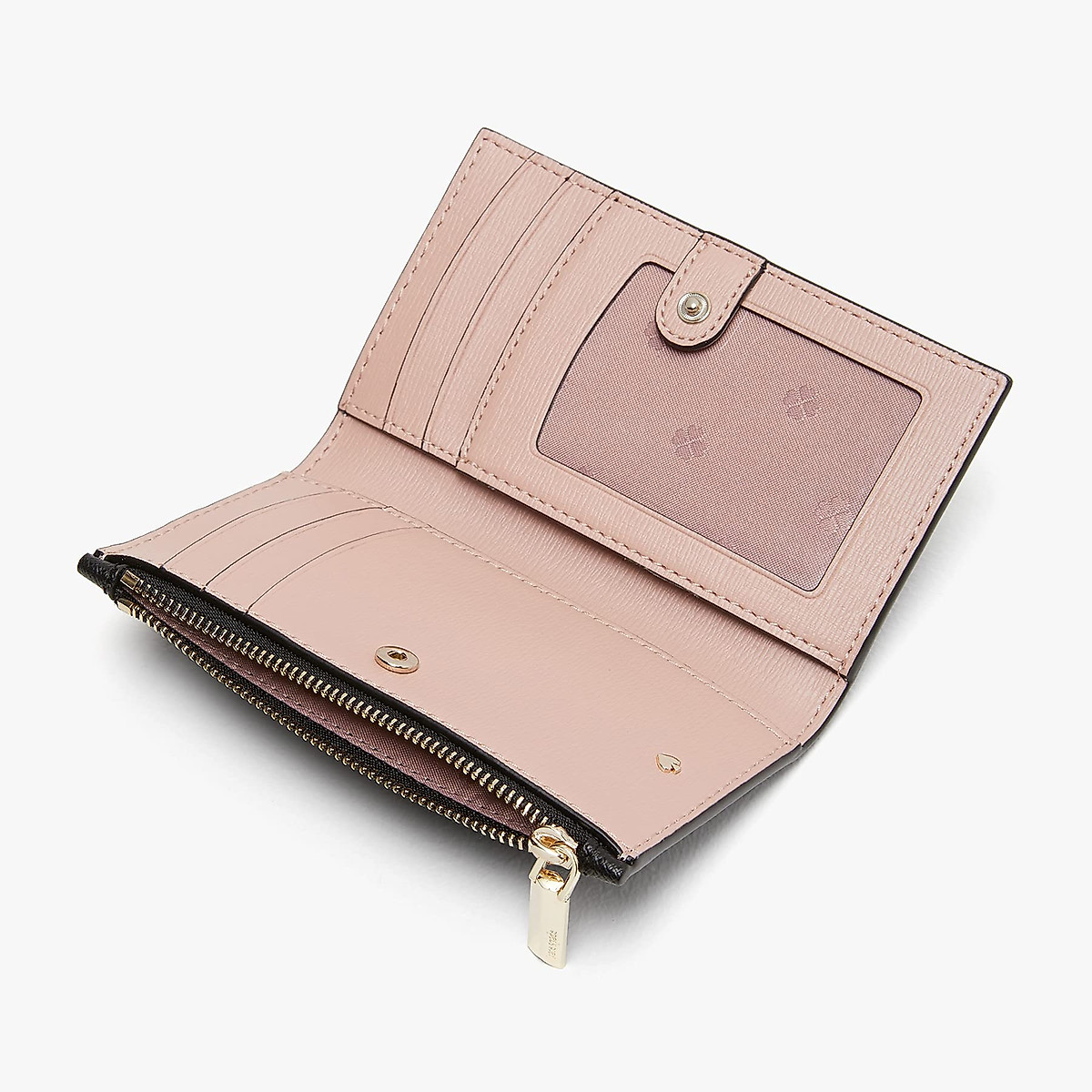 Kate Spade New York Spencer Small Slim Bifold Wallet Black One Size