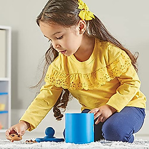 Learning Resources Smart Counting Cookies - 13 Pieces, Ages 18+ Months Toddler Counting & Sorting Skills, Toddler Math Learning Toys, Play Food for Toddlers, Chocolate Chip Cookies